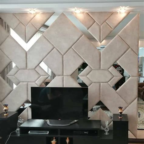 ترفندهای آینه کاری دیوار پذیرایی درخشانی دیزاین