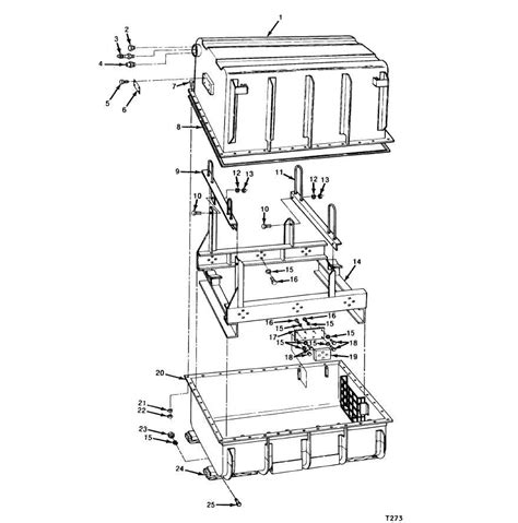 F I G U R E 2 4 T R A N S M I S S I O N A S S E M B L Y C O N T A I N E R E X P L O D E D