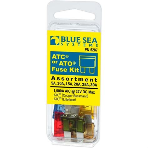 Blue Sea Systems Atoatc 6 Piece Fuse Kit 5287 Defender Marine