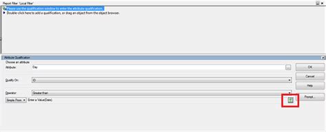 Kb38349 How To Create A Filter Prompt With Start And Dynamic End Date In Microstrategy 9x