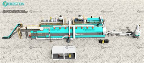 Continuous Pyrolysis Plant High Oil Production Rate