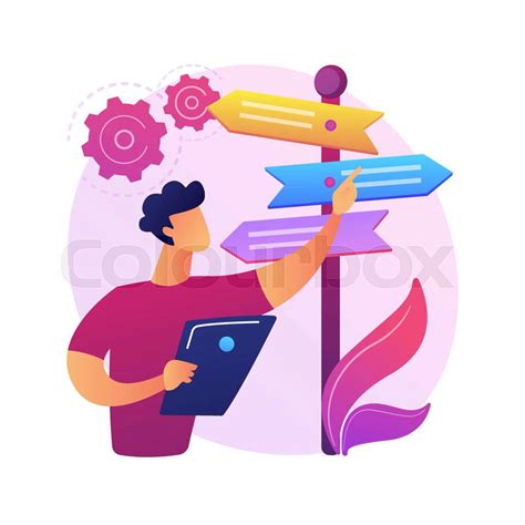 Decision Making Abstract Concept Vector Illustration Proble Colourbox