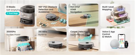 Lefant Lidar Robot Vacuum And Mop 20000pa Suction 90 Day
