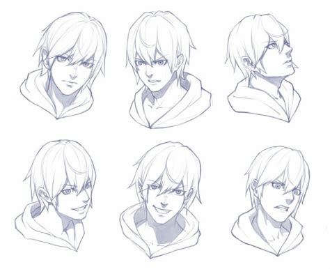 Anime Male Sketch Face Male Anime Character Drawing Vqtzlh
