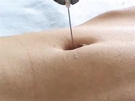 Needle In Belly Button ThisVid Com