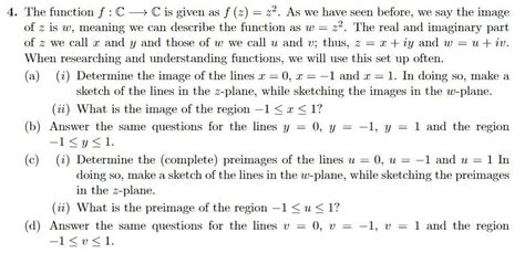 Solved 4 The Function Fcc Is Given As F X Z2 As We