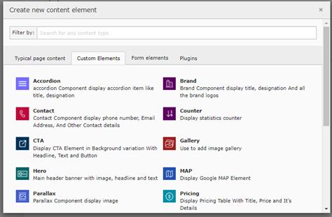 Custom Elements T3Planet Docs 1 0 Documentation