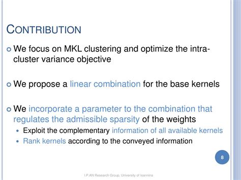 ppt greedy unsupervised multiple kernel learning powerpoint presentation id 2010701