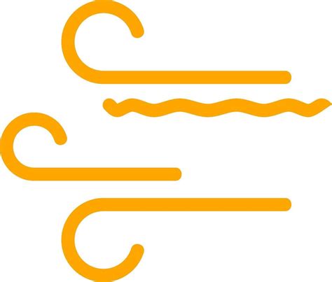 Wind Orange Filled Icon 51940140 Vector Art At Vecteezy
