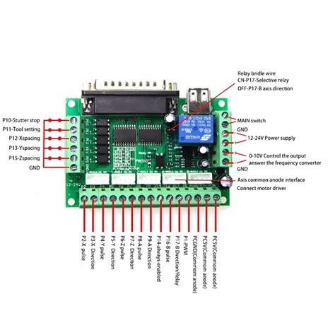 Aliexpress Com Buy Upgraded 5 Axis CNC Interface Adapter Breakout Board For Stepper Motor