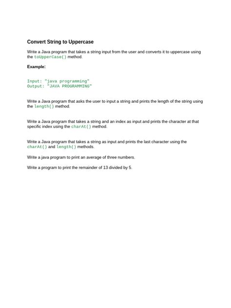Convert String To Uppercase Pdf