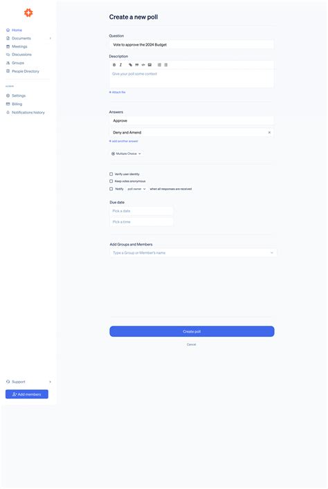 Board Voting Software Manage Polls Votes Online