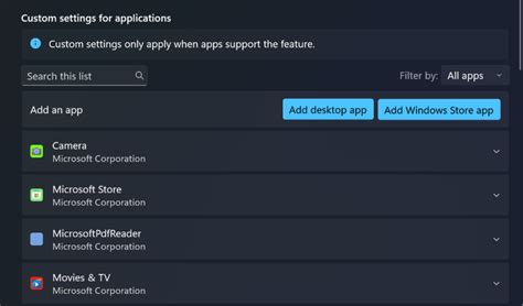 Navigating The Redesigned Graphics Settings Page DirectX Developer Blog