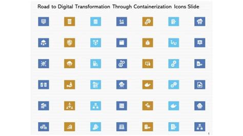 Road Digital Transformation Through Containerization Powerpoint Templates Slides And Graphics