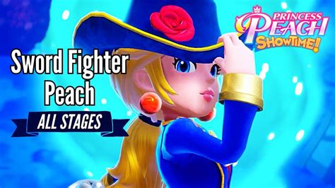 Swordfighter Peach All Stages And Bonus Games Princess Peach Showtime