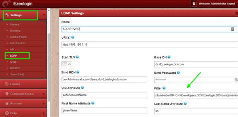 How To Create Filters In Ezeelogin While Using Ldap Or Ad Authentication