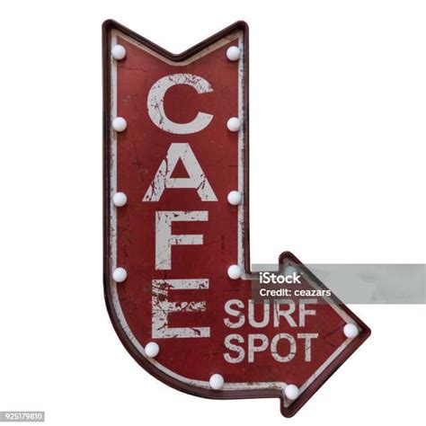 전구 흰색 배경에 고립 된 화살표 모양으로 커피 사인 보드 0명에 대한 스톡 사진 및 기타 이미지 0명 게이트 골동품