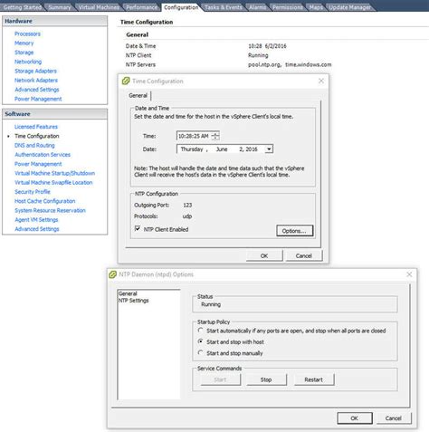 Vmware Esxi Host Time Is Off And Ntp Service Stopped Virtualization Spiceworks Community