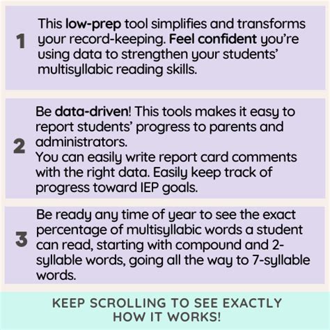 Multisyllabic Word List Baseline Decoding Assessment Progress Monitoring Made By Teachers