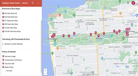 A Great Walk In Golden Gate Park From Jfk Promenade To The Ocean