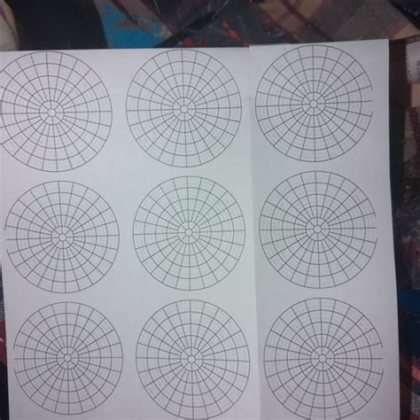 Bundle 4 Size Circle Graph Templates For Beading Pattern Pdf Svg Png Instant Download Etsy