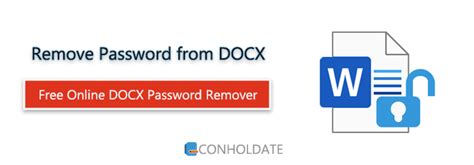 在线从 word 文档中删除密码 免费的 docx 密码清理器