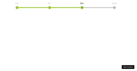 Step Progress Bar Codesandbox