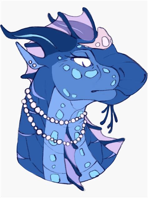 Queen Coral Wings Of Firewof Sticker By Sketchytopazz Redbubble