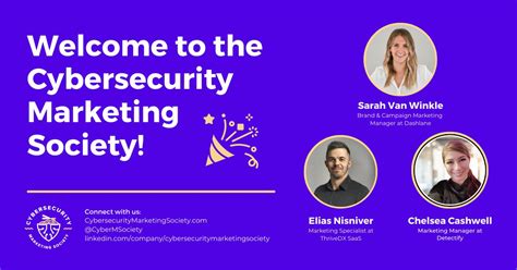 Cybersecurity Marketing Society Sur Linkedin Welcome Community