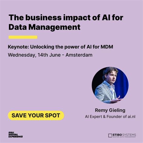 Sqli On Linkedin Ai And Data Event Sqli X Stibo Systems