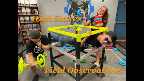 Vex High Stakes Field Observations Pirate Robotics Youtube