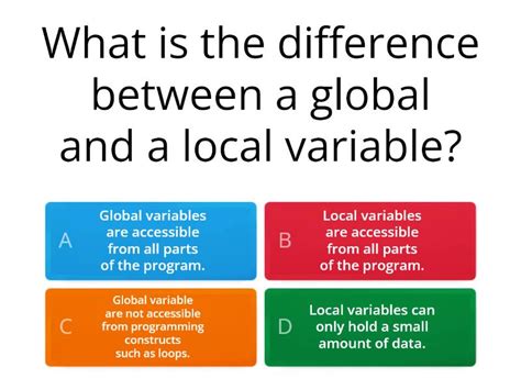 Gcseunit2t5variable Scope Quiz