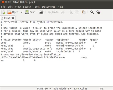 bagustris home automount partisi di ubuntu linux