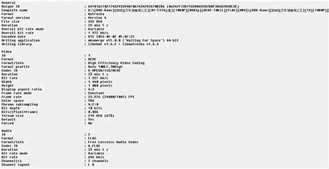 help how can i see encoding settings in mediainfo r ffmpeg