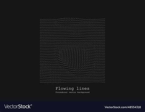 Abstract Line Matrix Pattern Noise Flow Dynamic Vector Image