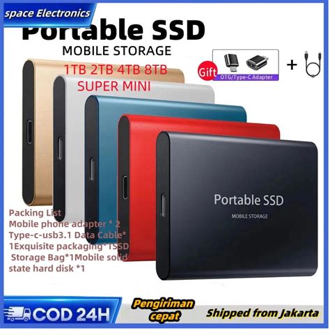 Jual Harga Terendah HPortable SSD External Hard Drives TB TB TB TB Hardisk Eksternal
