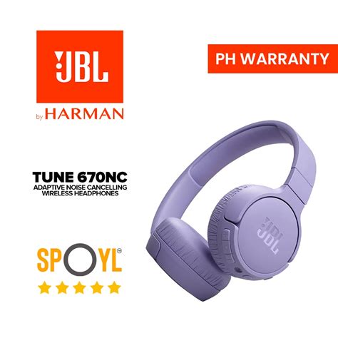 Jbl Tune Nc Adaptive Noise Cancelling Wireless On Ear Headphones Spoyl Store Shopee