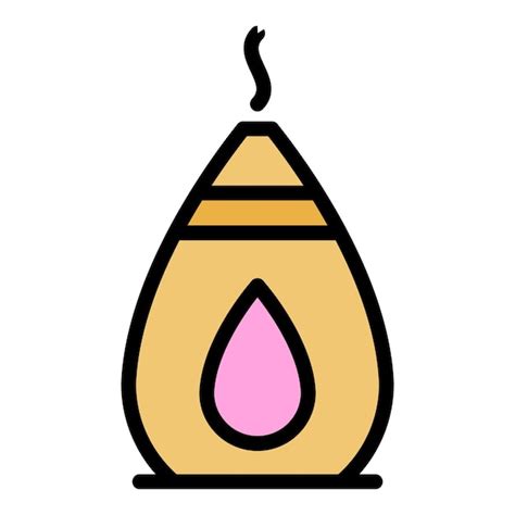 Premium Vector Aromatherapy Diffuser Icon Outline Aromatherapy Diffuser Vector Icon Color Flat