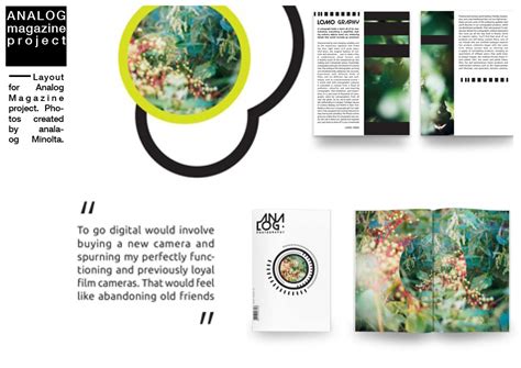 Karolina Ramut Analog Magazine Layout Concept
