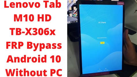 Lenovo Tab M Hd Tb X X Frp Bypass Android