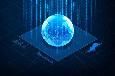 Digital Globalization Technology Background Creative Imagepicture Free