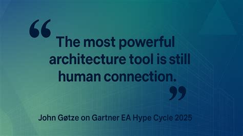 A Senior Practitioners Take On Gartners Hype Cycle For Enterprise Architecture 2025