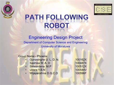 Path Following Robot Pptx