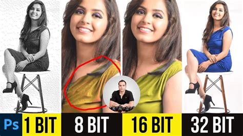 1 Bit Vs 8 Bit Vs 16 Bit Vs 32 Bit In Photoshop Bit Depth Explained In Easy Way Creative Pad