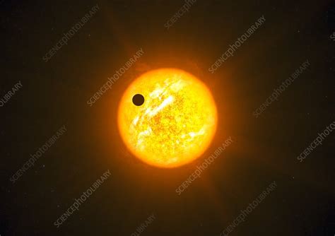Exoplanet In A Retrograde Orbit Illustration Stock Image C051 0345 Science Photo Library