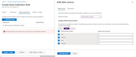 collect performance counters with azure monitor agent azure monitor