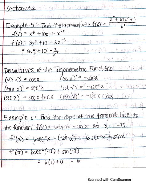 SOLUTION Calculus Derivatives Examples Studypool
