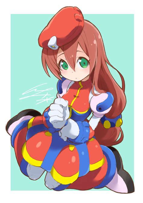 Safebooru 1girl O Android Bangs Beret Blush Breasts Brown Hair Dress