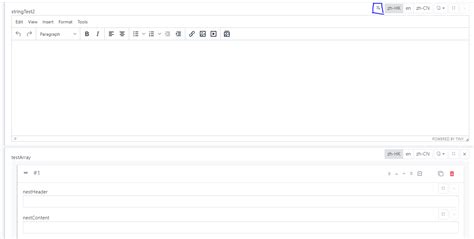 [not possible] auto translate in array declined features squidex support