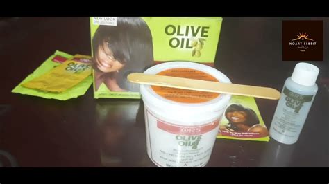 فرد الشعر بكريم Olive Oil Ors 🫒 نيولوك العيد بأقل تكلفة و نتيجة مضمونة